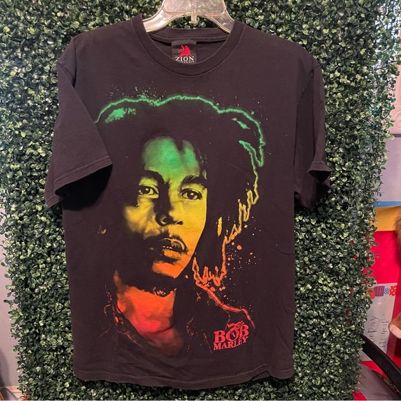 Zion Rootswear | Shirts | Vintage Bob Marley X Zion Rootwear Tee | Poshmark